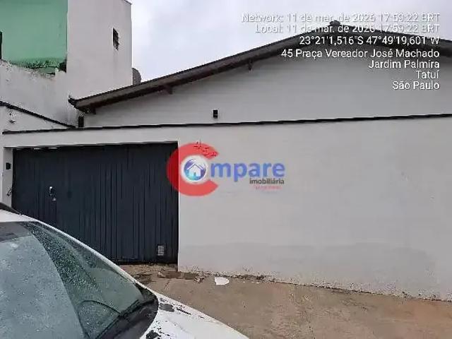 Casa / Sobrado para Venda em Tatuí/SP Jardim Palmira 3 Quartos