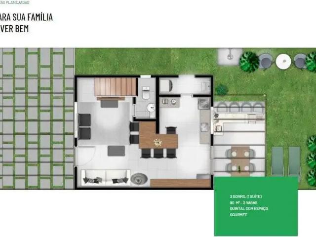 Casa / Sobrado para Venda em Taubaté/SP Piracangaguá 3 Quartos