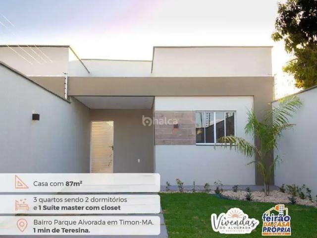 Casa / Sobrado para Venda em Timon/MA Parque Alvorada 3 Quartos