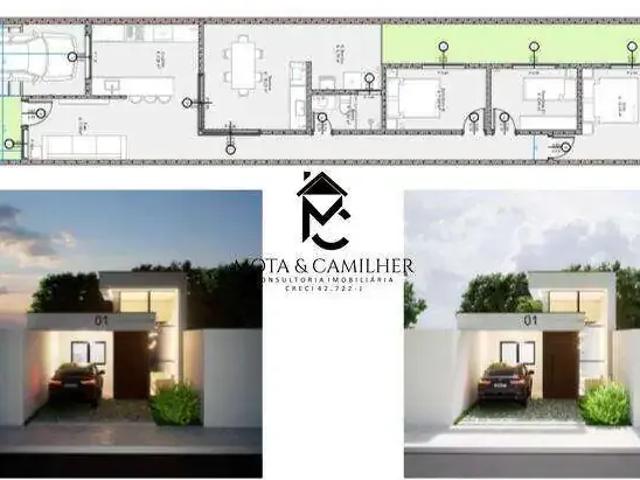 Casa / Sobrado para Venda em Tremembé/SP Jardim Vila Nova 3 Quartos