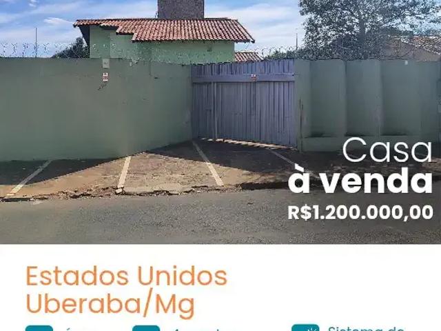 Casa / Sobrado para Venda em Uberaba/MG Estados Unidos 4 Quartos