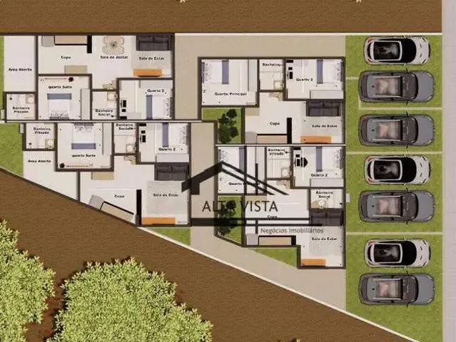Casa / Sobrado para Venda em Uberlândia/MG Shopping Park 2 Quartos
