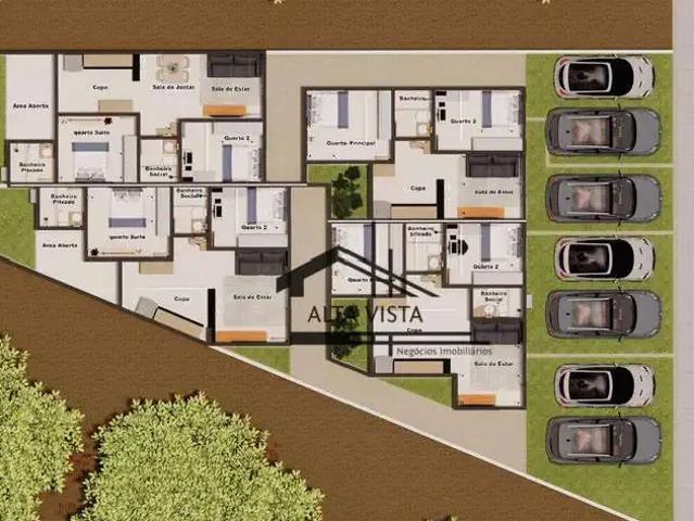 Casa / Sobrado para Venda em Uberlândia/MG Shopping Park 2 Quartos