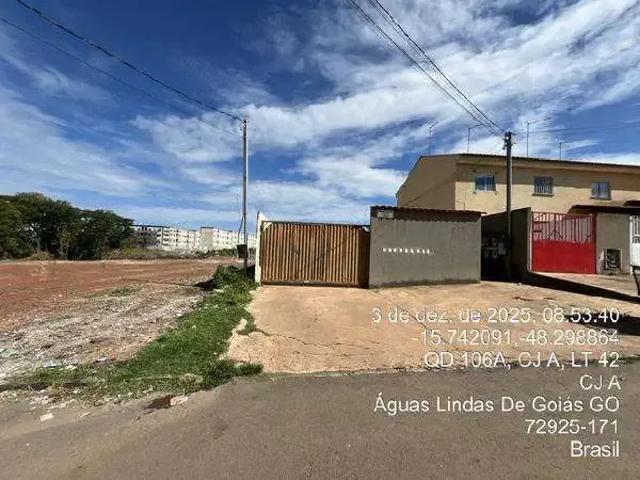 Casa / Sobrado para Venda em Águas Lindas de Goiás/GO Parque da Barragem Setor 10 2 Quartos