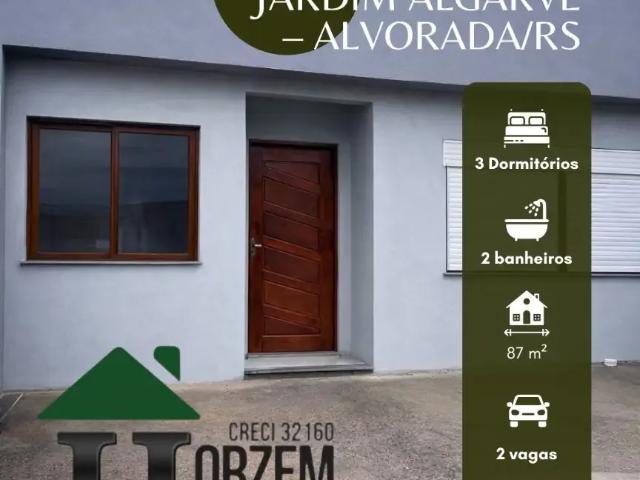 Casa / Sobrado para Venda em Alvorada/RS Jardim Algarve 3 Quartos