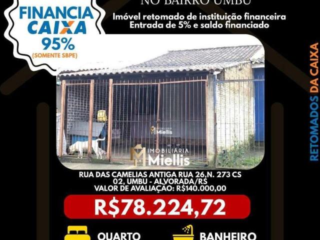 Casa / Sobrado para Venda em Alvorada/RS Umbu 1 Quartos