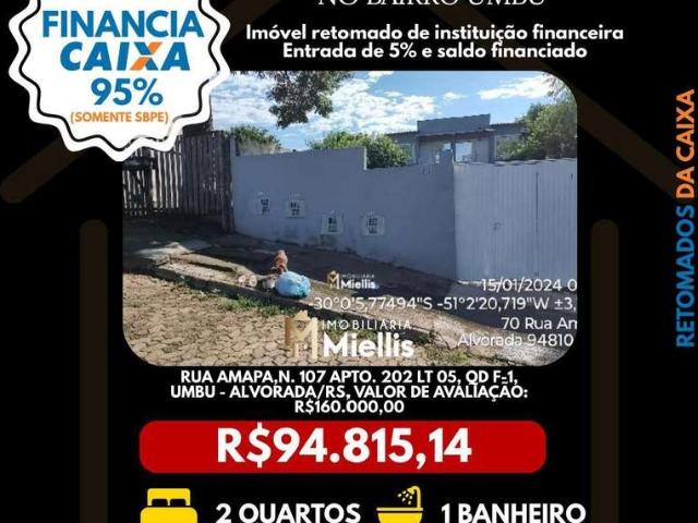 Casa / Sobrado para Venda em Alvorada/RS Umbu 2 Quartos
