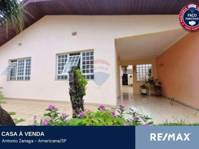 Casa / Sobrado para Venda em Americana/SP Antônio Zanaga 3 Quartos