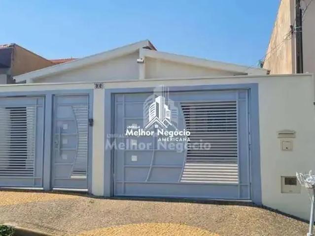 Casa / Sobrado para Venda em Americana/SP Chácara Machadinho I 3 Quartos