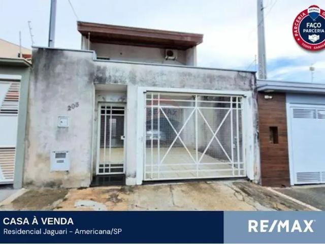 Casa / Sobrado para Venda em Americana/SP Parque Residencial Jaguari 3 Quartos