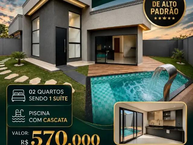 Casa / Sobrado para Venda em Aparecida de Goiânia/GO Parque Atalaia 2 Quartos