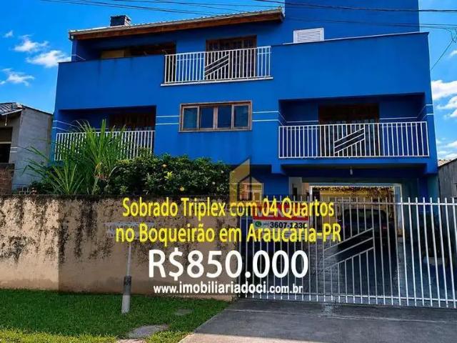 Casa / Sobrado para Venda em Araucária/PR Boqueirão 4 Quartos