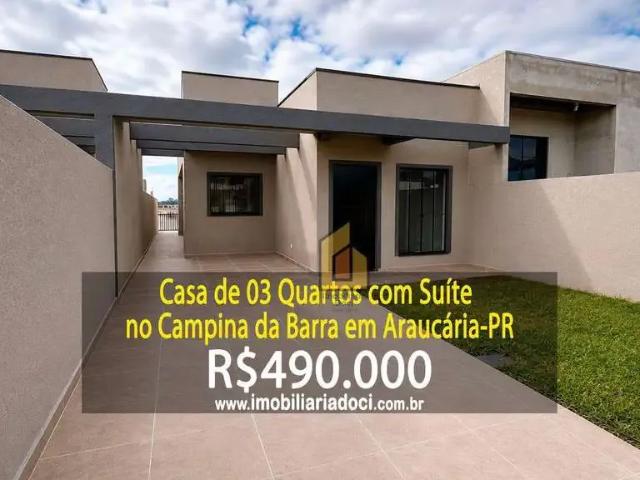 Casa / Sobrado para Venda em Araucária/PR Campina da Barra 3 Quartos