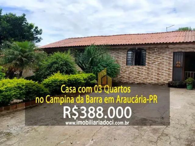 Casa / Sobrado para Venda em Araucária/PR Campina da Barra 3 Quartos