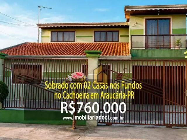 Casa / Sobrado para Venda em Araucária/PR Cachoeira 3 Quartos