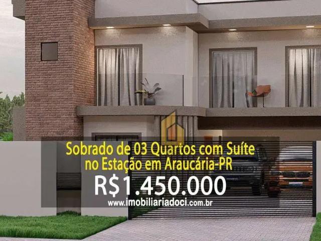 Casa / Sobrado para Venda em Araucária/PR Estação 3 Quartos
