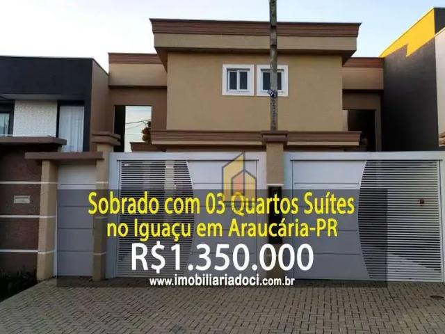 Casa / Sobrado para Venda em Araucária/PR Iguaçu 3 Quartos