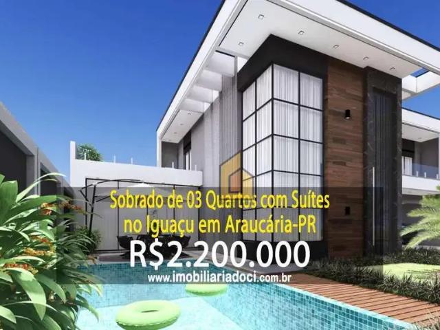Casa / Sobrado para Venda em Araucária/PR Iguaçu 3 Quartos