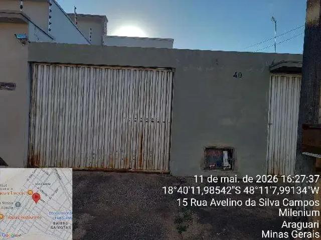 Casa / Sobrado para Venda em Araguari/MG Parque Flamboyants 2 Quartos