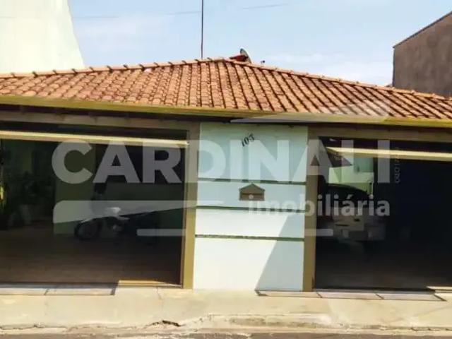 Casa / Sobrado para Venda em Araraquara/SP Parque Residencial Vale do Sol 3 Quartos