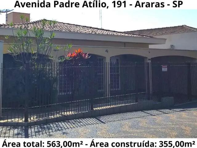 Casa / Sobrado para Venda em Araras/SP Jardim Belvedere 3 Quartos