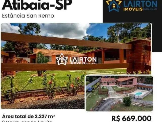 Casa / Sobrado para Venda em Atibaia/SP Estância San Remo 2 Quartos