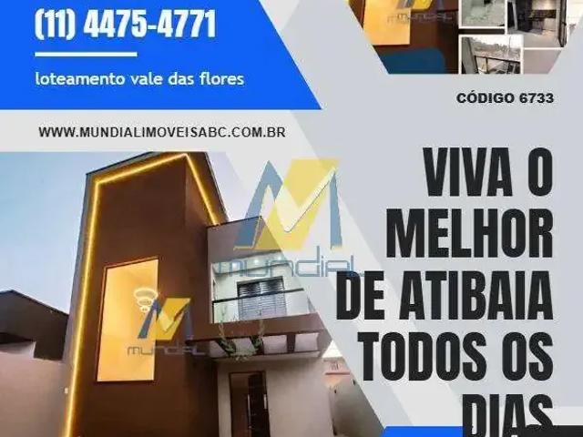 Casa / Sobrado para Venda em Atibaia/SP Loteamento Vale das Flores 3 Quartos