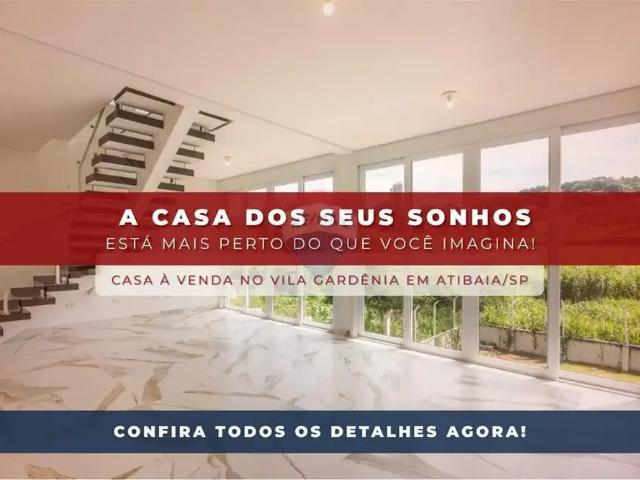 Casa / Sobrado para Venda em Atibaia/SP Vila Gardênia 3 Quartos