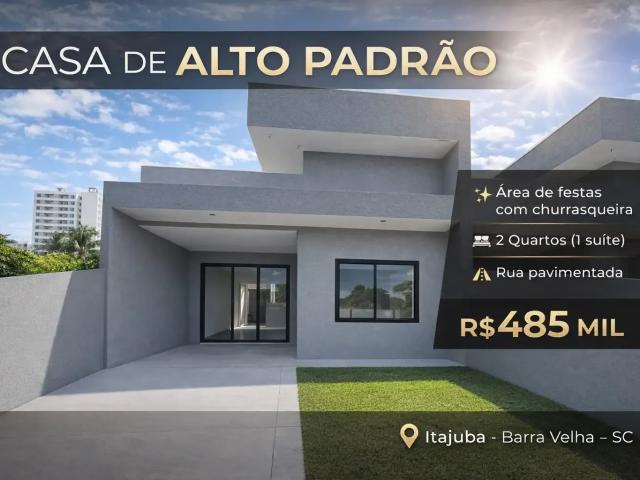Casa / Sobrado para Venda em Barra Velha/SC Itajubá 2 Quartos