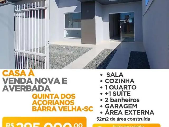 Casa / Sobrado para Venda em Barra Velha/SC Quinta dos Açorianos 2 Quartos