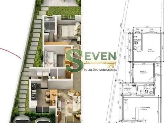 Casa / Sobrado para Venda em Barra Mansa/RJ Vista Alegre 2 Quartos