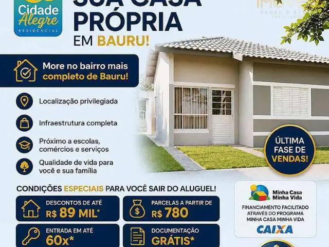 Casa / Sobrado para Venda em Bauru/SP Centro 2 Quartos