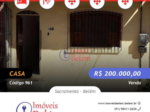 Casa / Sobrado para Venda em Belém/PA Sacramenta 2 Quartos