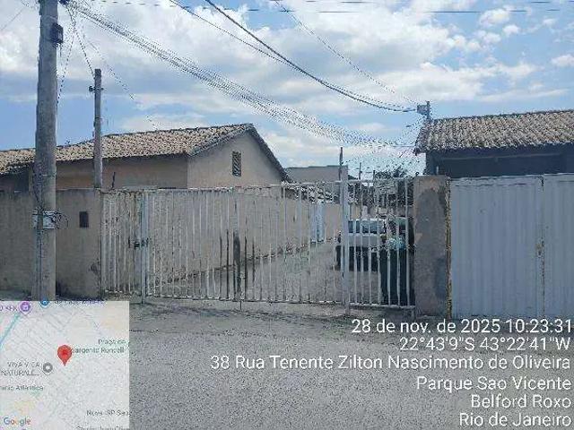 Casa / Sobrado para Venda em Belford Roxo/RJ São Vicente 2 Quartos