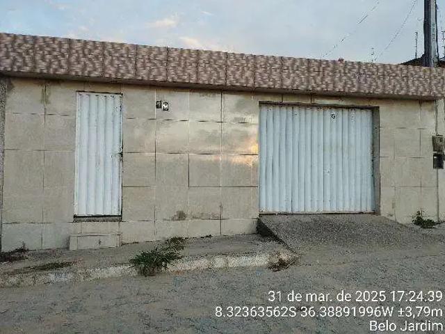 Casa / Sobrado para Venda em Belo Jardim/PE Euno Andrade da Silva 2 Quartos