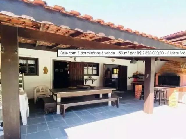 Casa / Sobrado para Venda em Bertioga/SP Riviera de São Lourenço 3 Quartos
