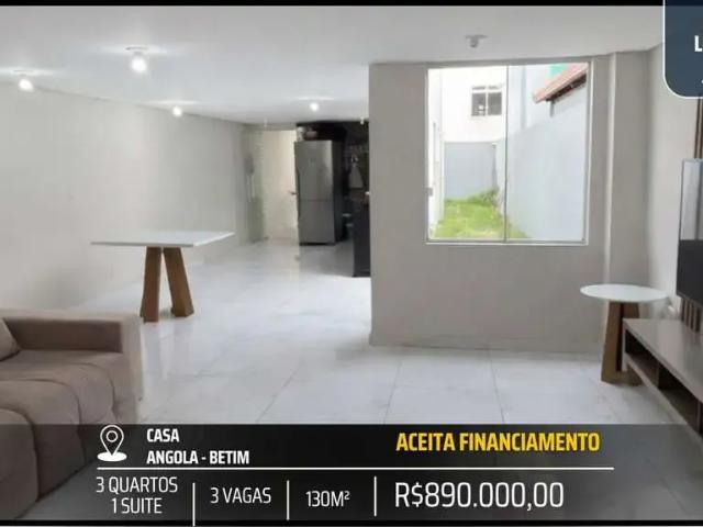 Casa / Sobrado para Venda em Betim/MG Angola 3 Quartos