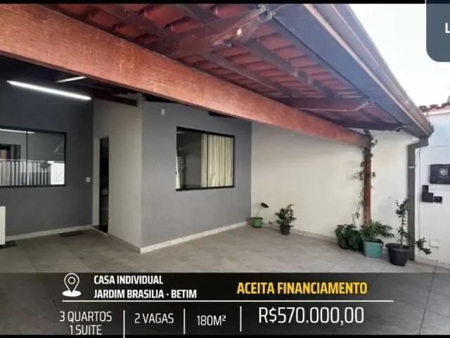 Casa / Sobrado para Venda em Betim/MG Jardim Brasília 3 Quartos