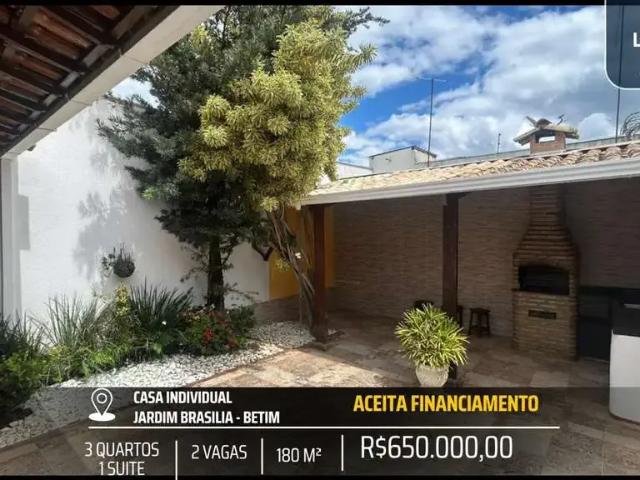 Casa / Sobrado para Venda em Betim/MG Jardim Brasília 3 Quartos