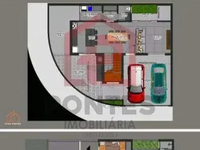 Casa / Sobrado para Venda em Botucatu/SP Residencial Ouro Verde 3 Quartos