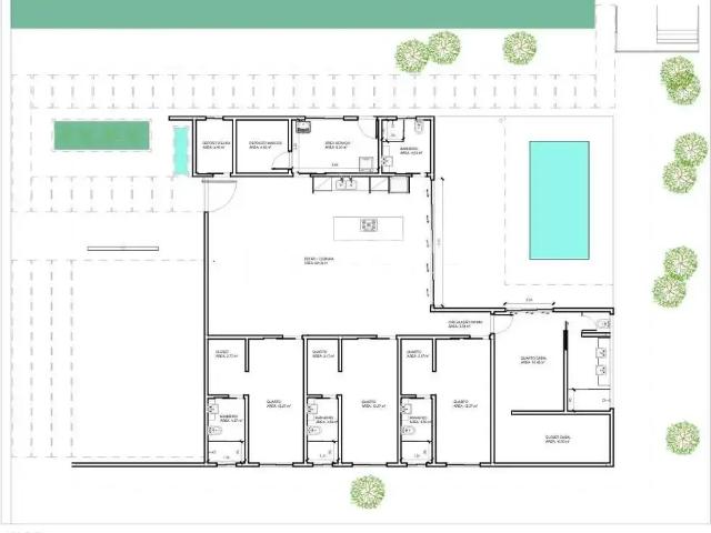 Casa / Sobrado para Venda em Brasília/DF Jardim Botânico Lago Sul 4 Quartos