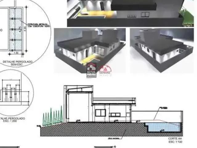 Casa / Sobrado para Venda em Caçapava/SP Bairro do Grama 3 Quartos