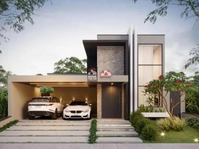 Casa / Sobrado para Venda em Caçapava/SP Condomínio Residencial Ecopark Bourbon 3 Quartos