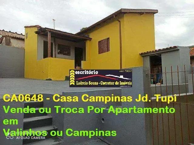 Casa / Sobrado para Venda em Campinas/SP Jardim Tupi 3 Quartos