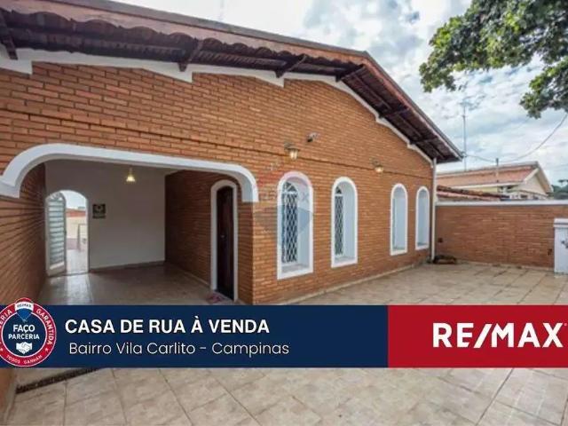 Casa / Sobrado para Venda em Campinas/SP Vila Carlito 3 Quartos