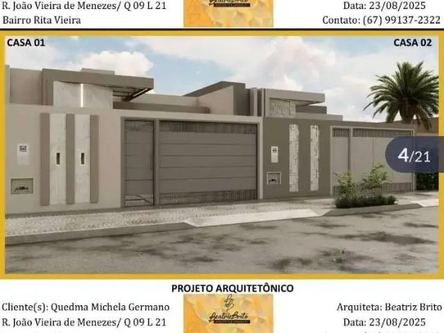 Casa / Sobrado para Venda em Campo Grande/MS Monte Carlo 3 Quartos