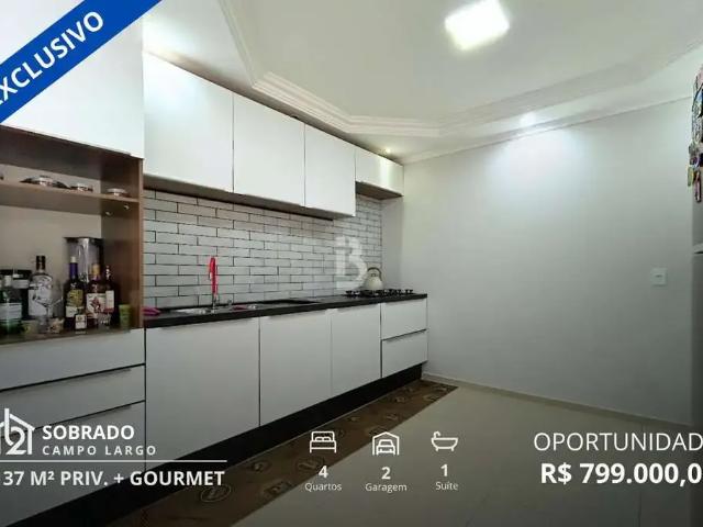 Casa / Sobrado para Venda em Campo Largo/PR Loteamento Santa Rita 4 Quartos