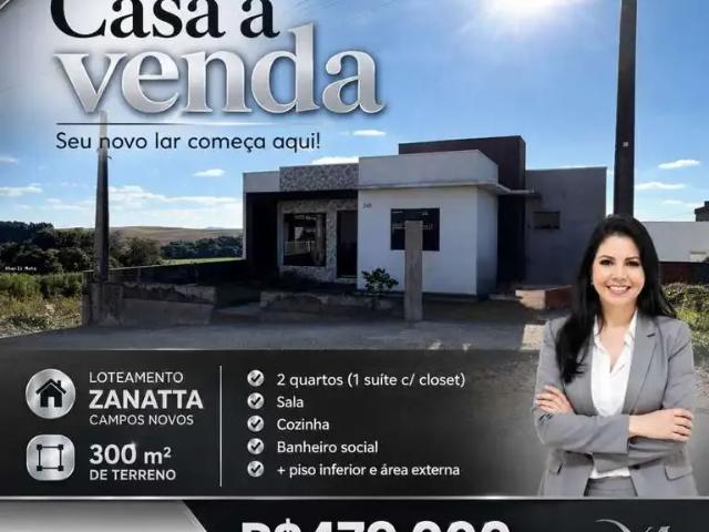 Casa / Sobrado para Venda em Campos Novos/SC Santo Antônio 3 Quartos