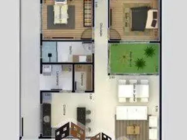 Casa / Sobrado para Venda em Caraguatatuba/SP Morro do Algodão 3 Quartos