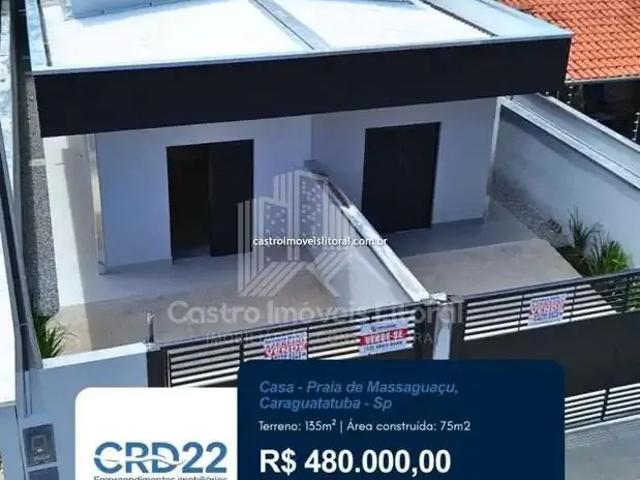 Casa / Sobrado para Venda em Caraguatatuba/SP Massaguaçu 2 Quartos